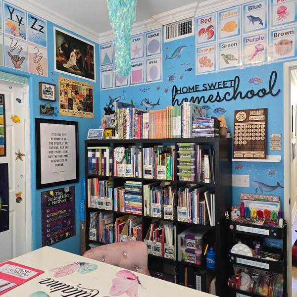 Classroom Ocean Theme ABC Wall Posters, Sea Classroom Theme Posters ...