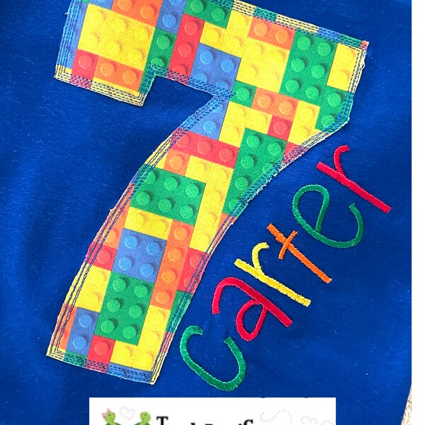 Bold Block Wide Satin Stitch Numbers, Birthday Number Applique Machine ...