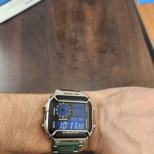 Sailmaster – Modified Watch Based on Casio AE-1200 – WS-1700 Mod With ...