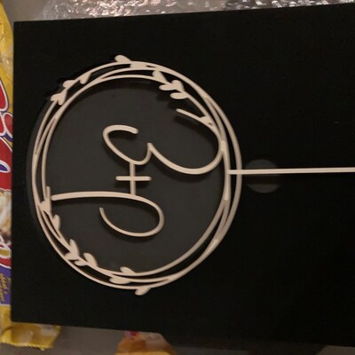 Personalized Wedding Cake Topper, Custom Couples Script Cake Topper for ...