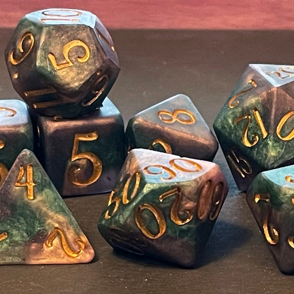Channel Divinity 7 Piece D&D Dice Set - Etsy