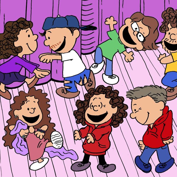 Custom Peanuts Style Portrait: Personalized Family or Pet Illustration ...