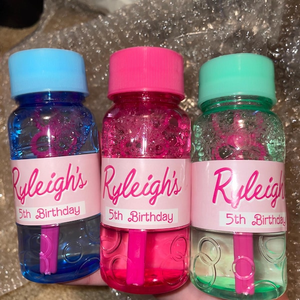 Happy Birthday Confetti Popper Birthday Party Favor Confetti Push Pop ...