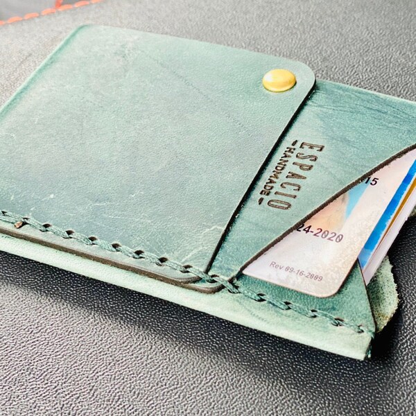 Big Spender Minimalist Leather Wallet, Simple Front Pocket Wallet, Slim ...