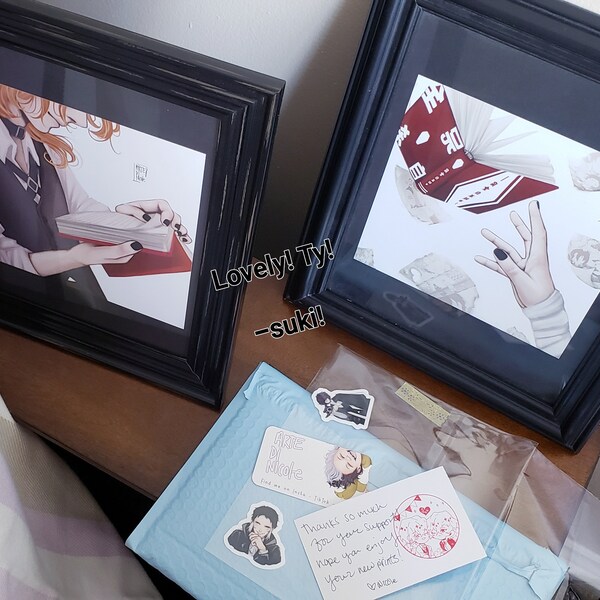 Dazai Dark Era *clean Version* 7x7 Print (dazai Osamu BSD) - Etsy