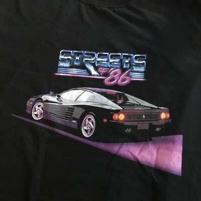 Streets of '86 Testarossa Short-sleeve Unisex T-shirt - Etsy