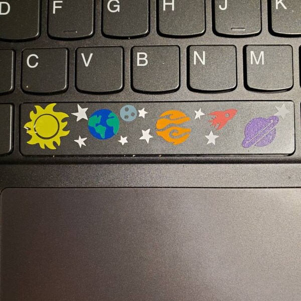Classic Space Bar Sticker SEPARATE PIECES / Space Bar Vinyl Decal ...