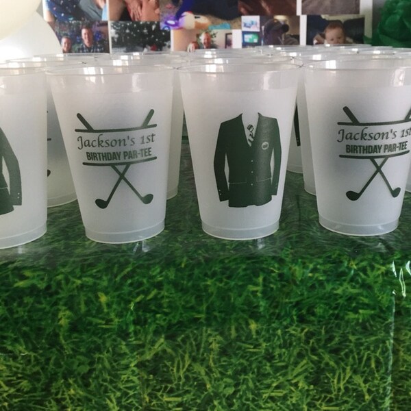Masters Cups, Golf Party Cups, Golf Themed Party, Golf Birthday Party ...
