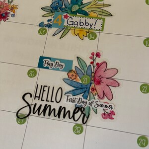 Cute Cursive Script Stickers - Etsy