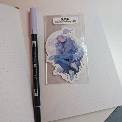 Colorful Witch Sticker, Vivid Colored Witch Sticker, Cute Witch Sticker ...