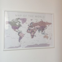 World Map Digital Download, Printable World Map XXL, Highly Detailed ...