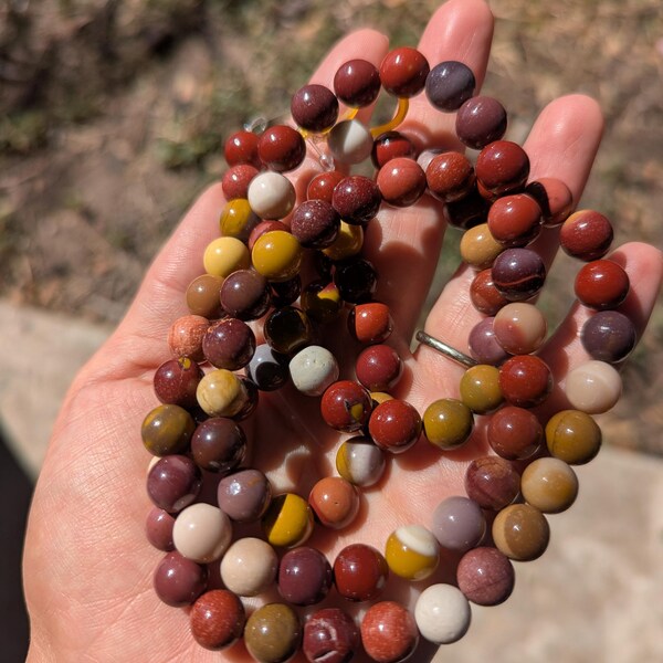 Faceted Genuine Natural Freshwater Pink off Round Pearls 15.5" Strand ...