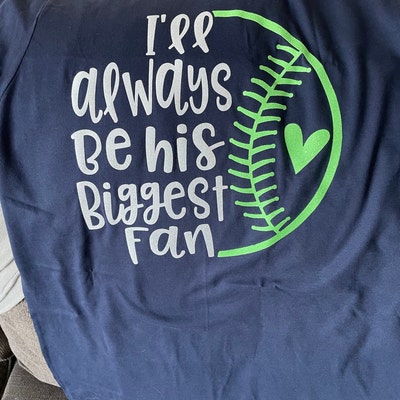 Glitter Baseball Shirt Biggest Fan Shirt Baseball Shirts Custom ...