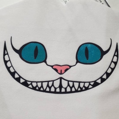 Cheshire Cat Face Svg, Alice in Wonderland Svg, Vacation Svg, Cheshire ...