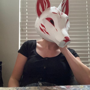 Kitsune Fox Mask Digital Pattern for EVA Foam With Video - Etsy