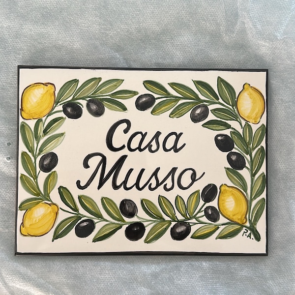 Trinacria, Coat of Arms of Sicily on Hand-painted Italian Ceramic Tile ...