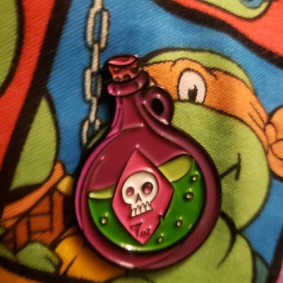 Round Potion Enamel Pin - Etsy