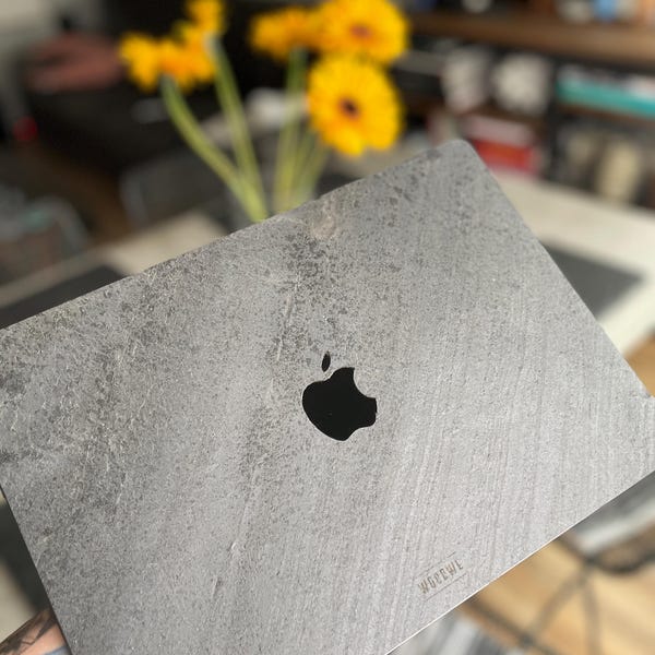 Real Slate Stone MacBook Skin Cover / for MacBook Air Pro 11 12 13 14 ...