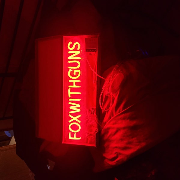 Custom Gamer Tag Neon Sign Gaming Wall Decor Custom LED Neon Light ...