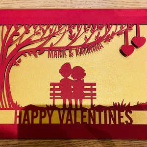 Personalised 18th Papercut Birthday Card Flower Design With the Name of ...