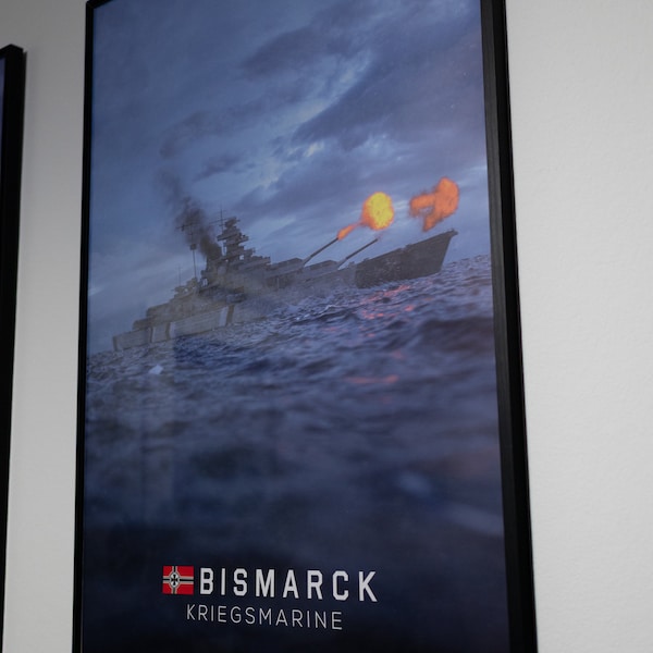 USS North Carolina Artwork Poster - Etsy