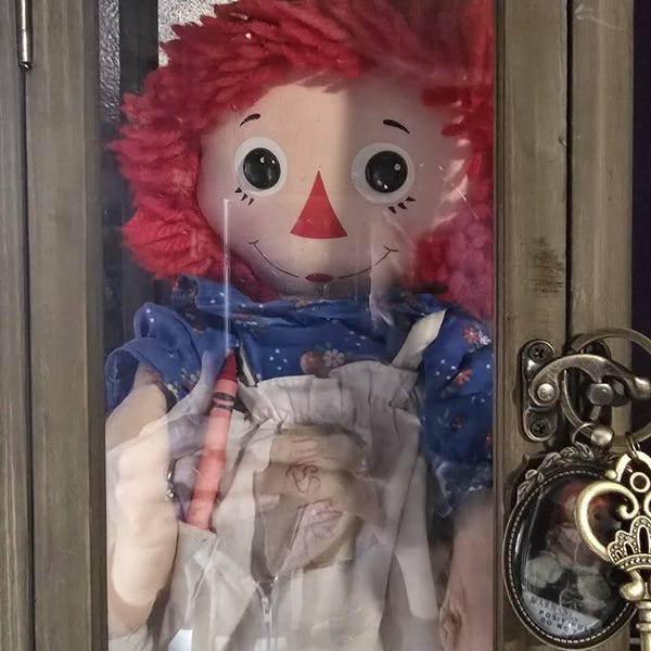 Annabelle Doll Box A Case for Your Vintage Raggedy Ann Doll or Haunted ...