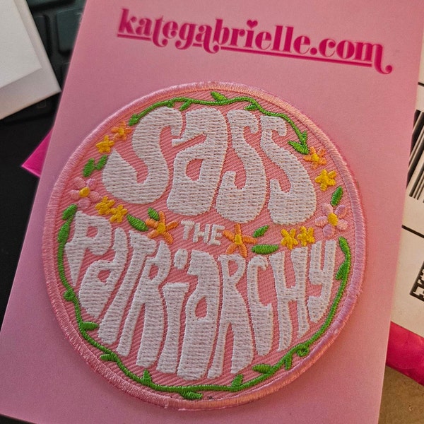 Sass the Patriarchy Feminist Patch - Etsy