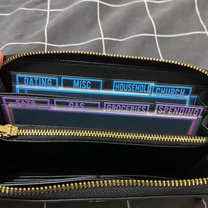 Wallet Dividers With Tabs Colorful Cash Dividers for Wallets Cute Cash ...