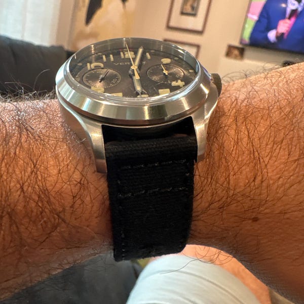 Premium FKM Rubber Hinge Watch Strap / White 20/22mm Quick Release ...