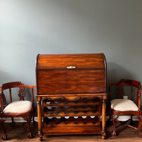 SOLD!! Bar Cabinet Inspired by Art Deco - Etsy