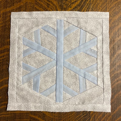 Snowflake Paper Pieced Pattern - Etsy