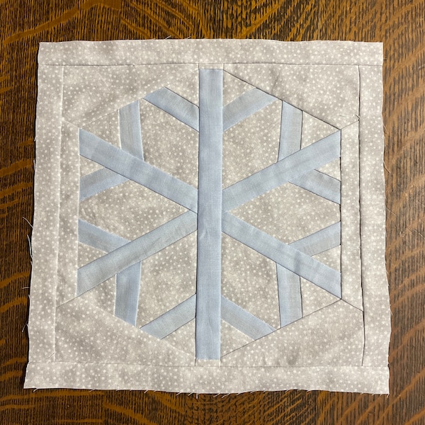 Snowflake Paper Pieced Pattern - Etsy