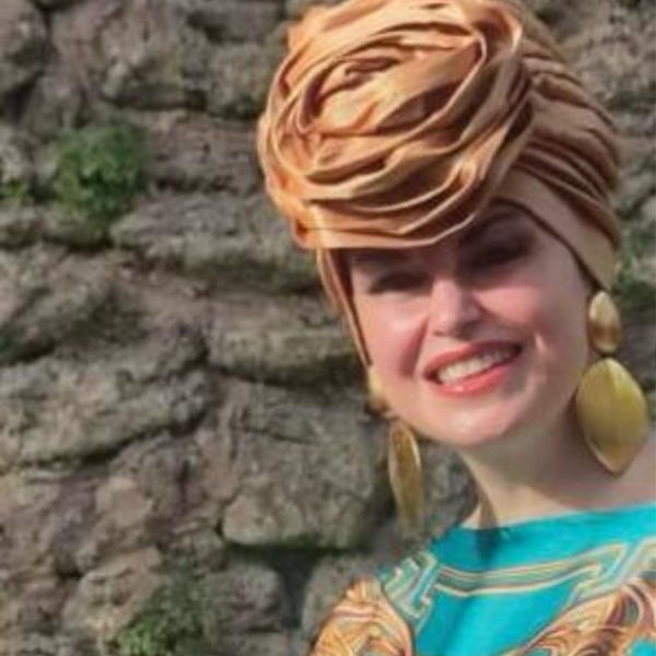 Aso Oke Auto Gele , Gold Wedding Hat for Women, Africa Nigeria Party ...