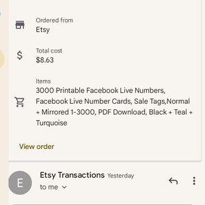 Facebook Live Numbers Live Numbers Facebook Live Number - Etsy