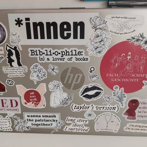 Bibliophile Sticker A Lover of Books Book Addiction - Etsy