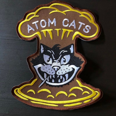 Atom Cats Patch Large Embroidered Fallout - Etsy