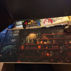 RGB Desk Mat Xl, Gaming Mouse Pad Led, Large PC Desk Mat Xxl, Vaporwave ...