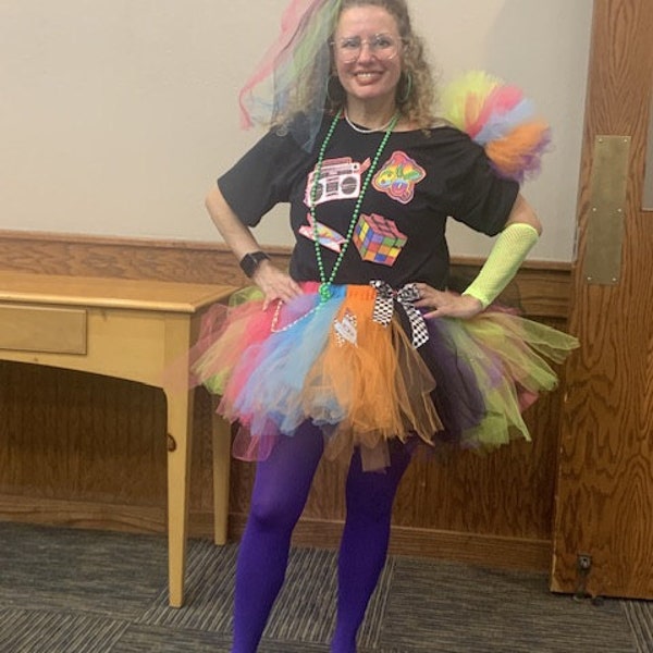 Cute Adult Size 80's Theme Tutu Set - Etsy Canada