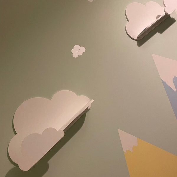 Handmade Cloud Wall Shelf: Nursery Floating Shelf, Kids Room Decor - Etsy