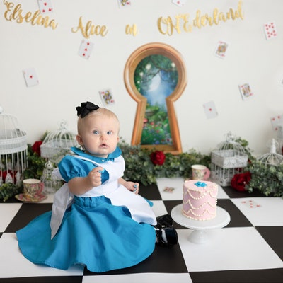 Alice in Wonderland Baby Dress Alice Baby Dress Costume Baby - Etsy