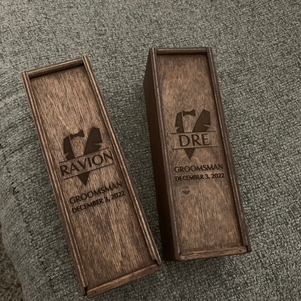 Groomsmen Proposal Box - Will You Be My Groomsman, Best Man Proposal ...