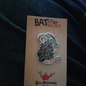 Live Deliciously Black Phillip Hard Enamel Pin - Etsy