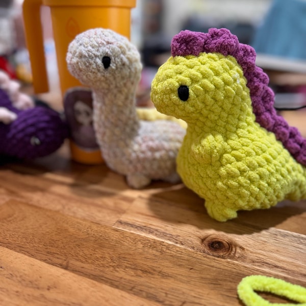 Dinosaur Jurassic World No Sew Crochet Pattern, No Sew Amigurumi ...