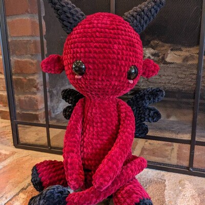 Amigurumi Devil Crochet Pattern. Lucifer Fallen Angel. DIY - Etsy