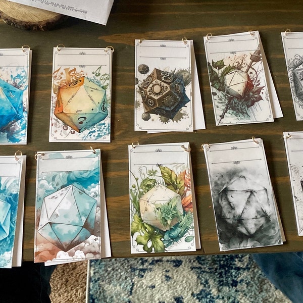 D20 D&D 5e Initiative Tracker, Reusable Dungeons and Dragons, Character ...