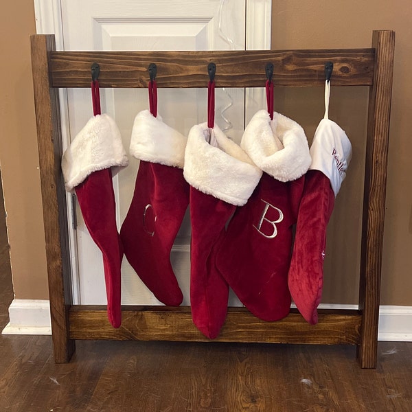 XL Freestanding Stocking Holder Stand for 5 or 6 Hooks - Etsy