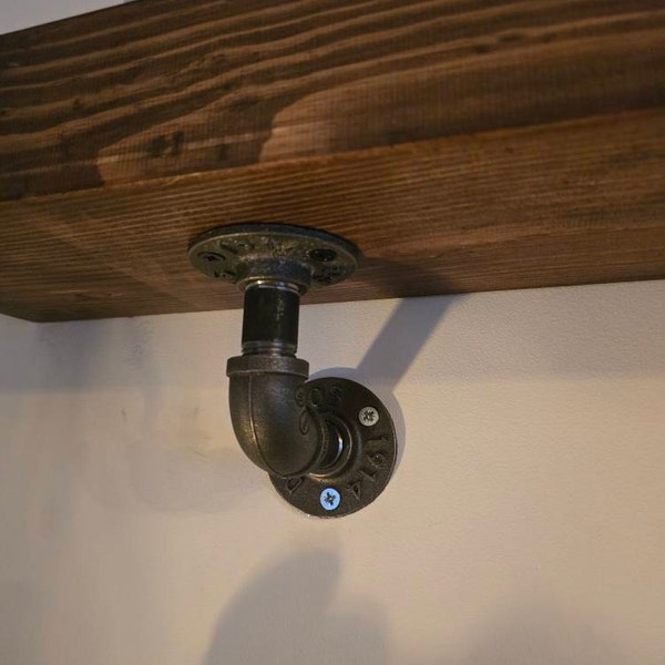 Bar/kitchen Foot Rail Made From Industrial Black Iron in 3/4 Pipe - Etsy