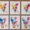 Flower Handprint Craft Art, Printable | for Mom or Grandma Handprint ...