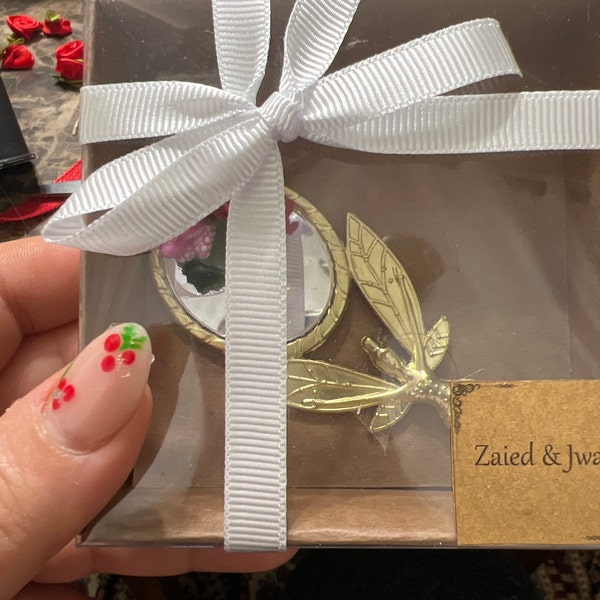 Wedding Mini Mirror Gifts , Personalized Favors,rustic Wedding Favors ...