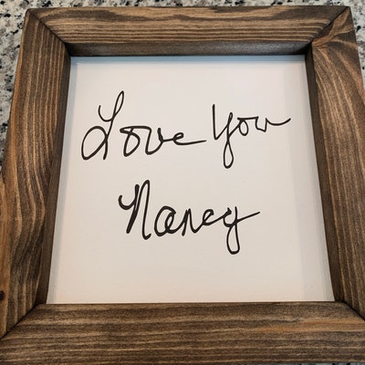 Handwritten Sign Custom Handwriting Handwritten Gift - Etsy